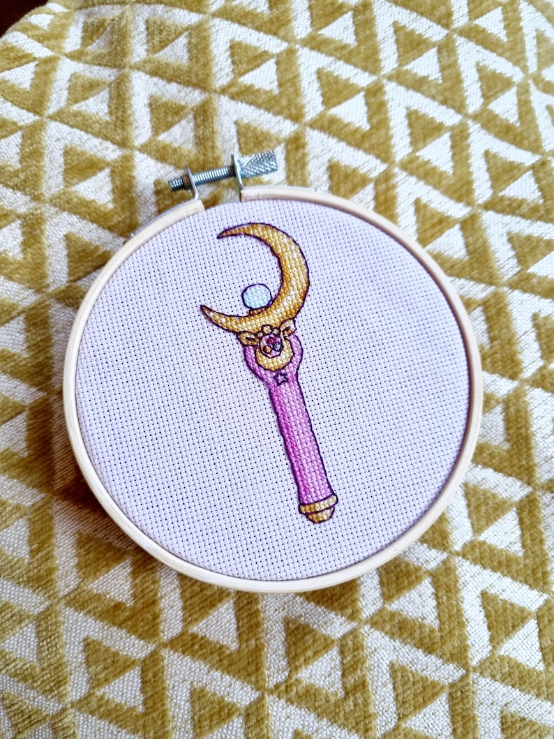 Magic Pink Wand - PDF Cross Stitch Pattern! - Etsy