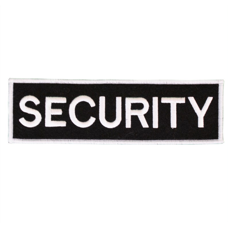 Police Security S.W.A.T ID Tag Embroidery Velcro Iron on Sew - Etsy