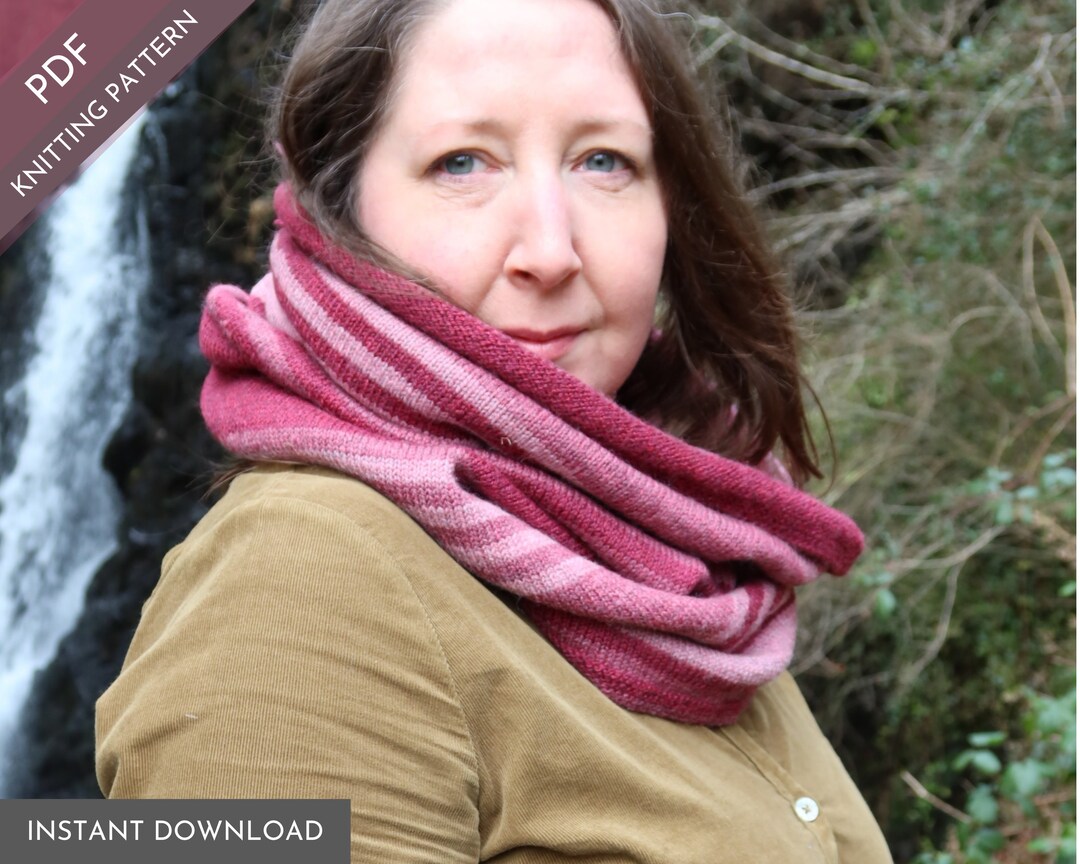 Knitting Pattern > Cowls > Stripes > LOFT > Contemporary > DK or 4ply ...
