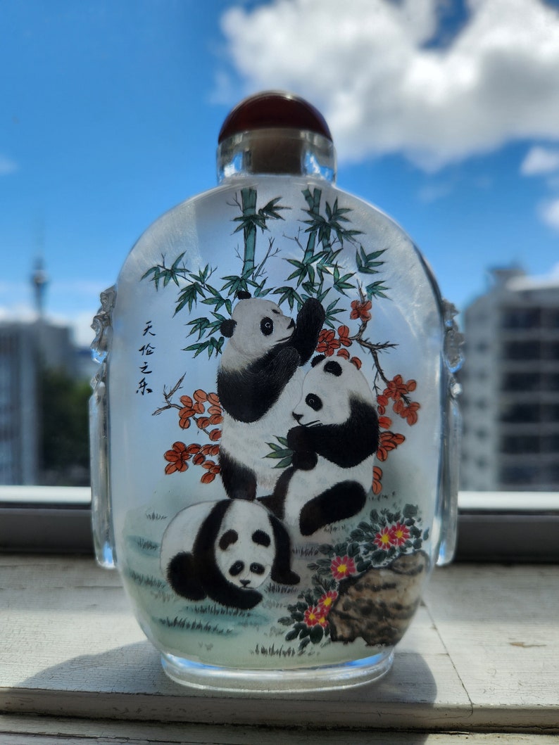 Decorative Bottle Oriental Inner Painting Art - Etsy