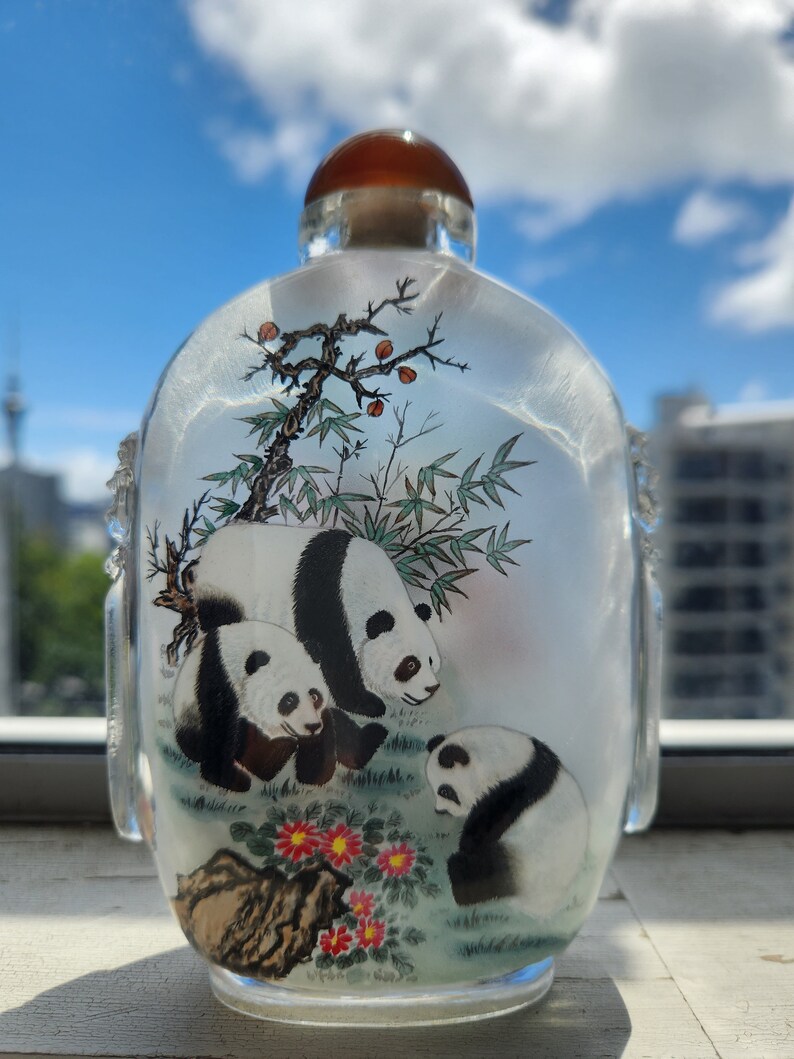 Decorative Bottle Oriental Inner Painting Art - Etsy