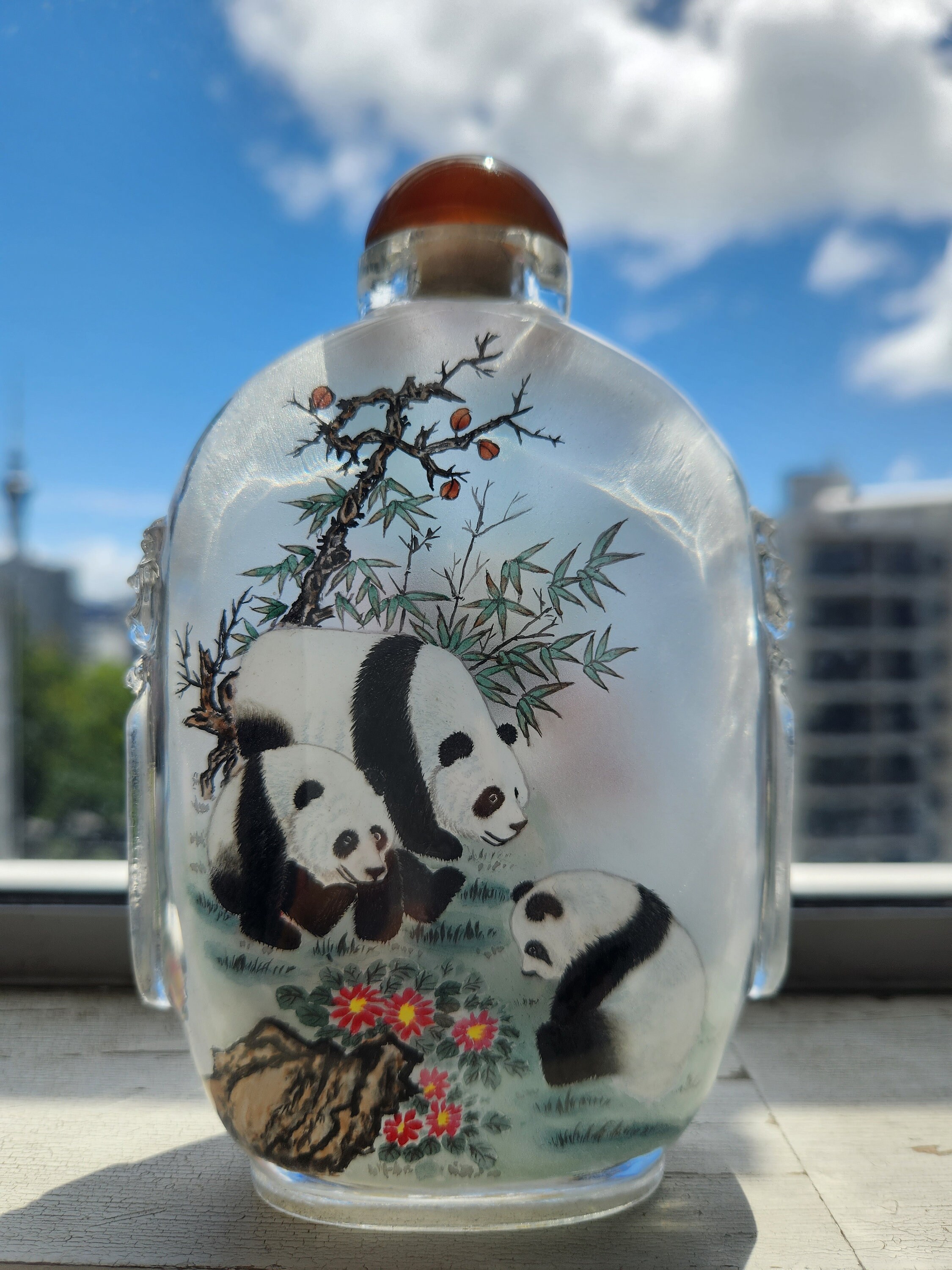 Decorative Bottle Oriental Inner Painting Art - Etsy