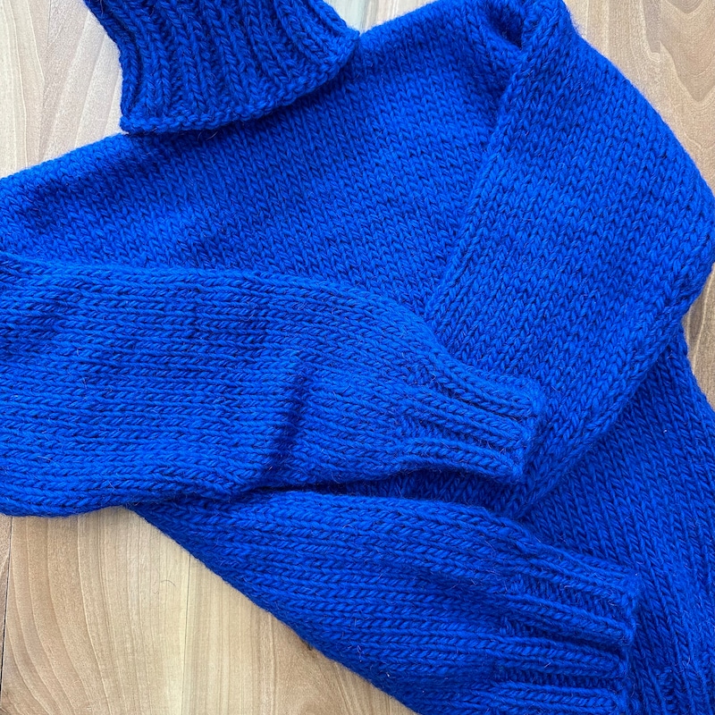 Blue Turtleneck - Etsy