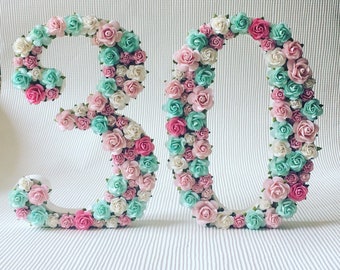 Flower number | Etsy