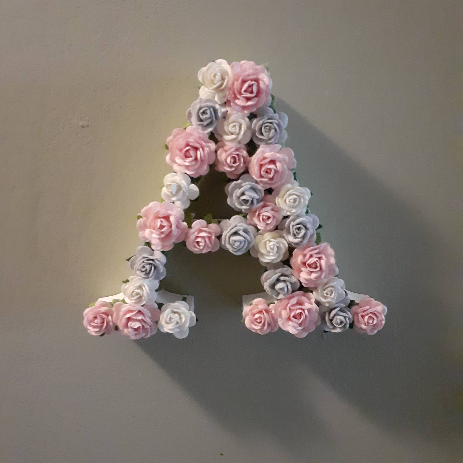 Floral Wall Letter Floral Initial Flower Letter Ready to | Etsy UK