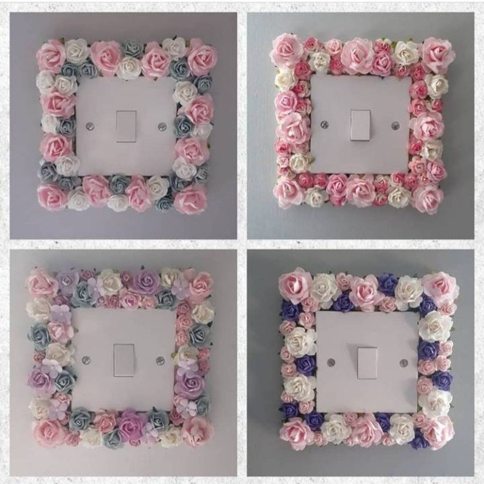 Floral Light Switch Surround Light Switch Cover Home Decor - Etsy
