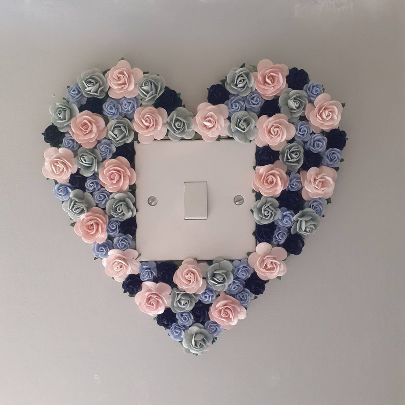 Heart light switch surround light switch border home decor | Etsy
