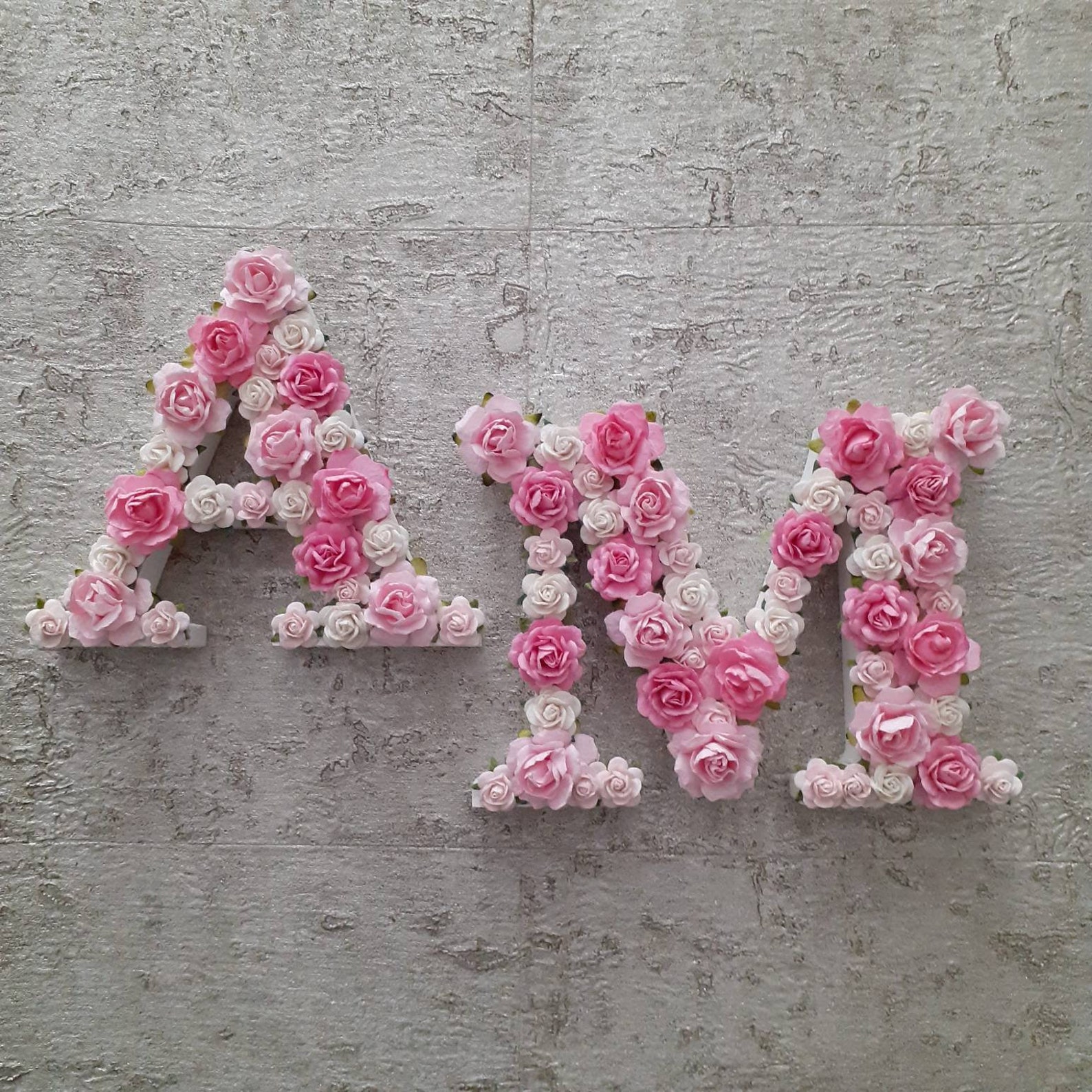 Floral Letter Free Standing Letter Gift for Her Bedroom - Etsy
