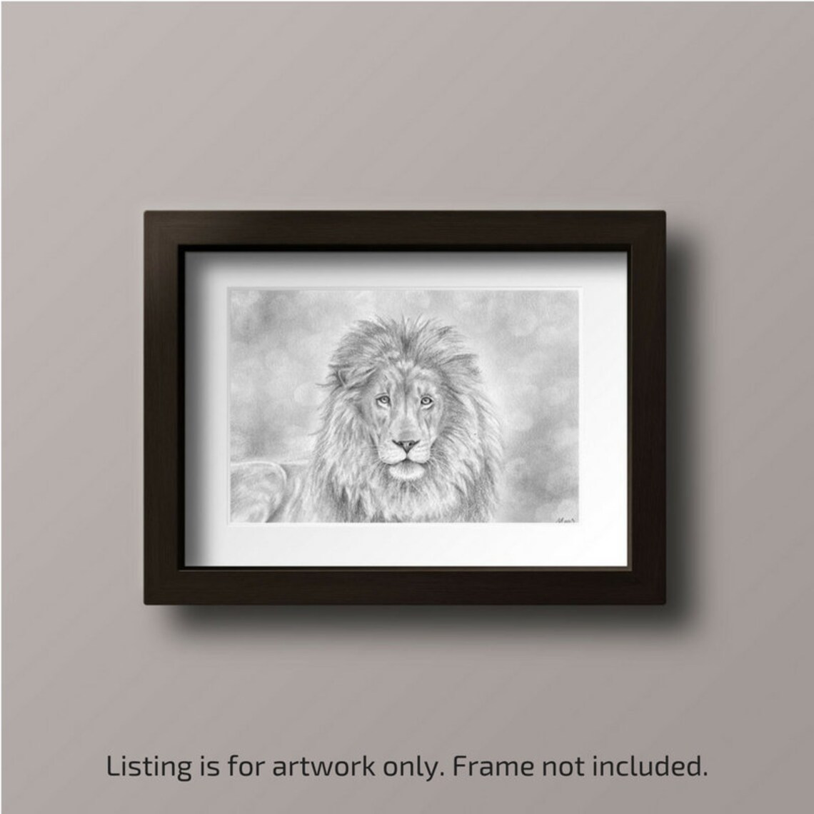 Lion Print Lion Drawing Print Lion Lion Art Print Lion | Etsy