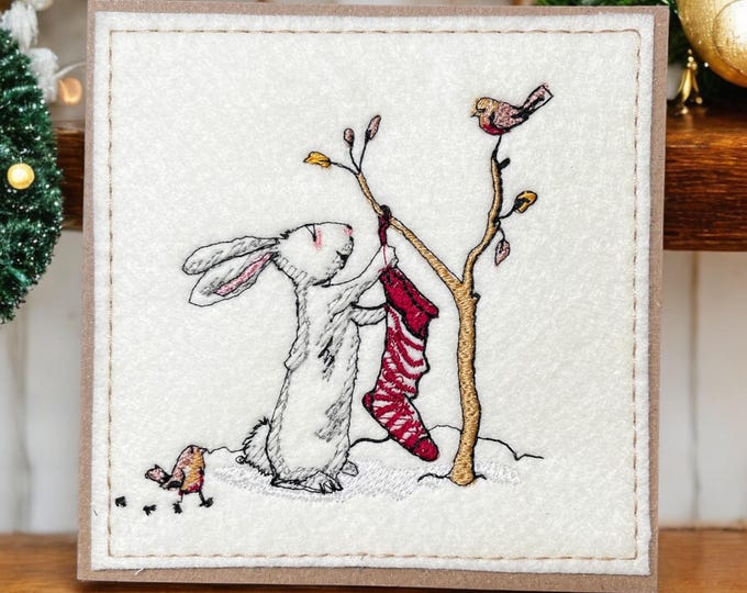 Handmade Christmas Greeting Card Set of 6 - Etsy