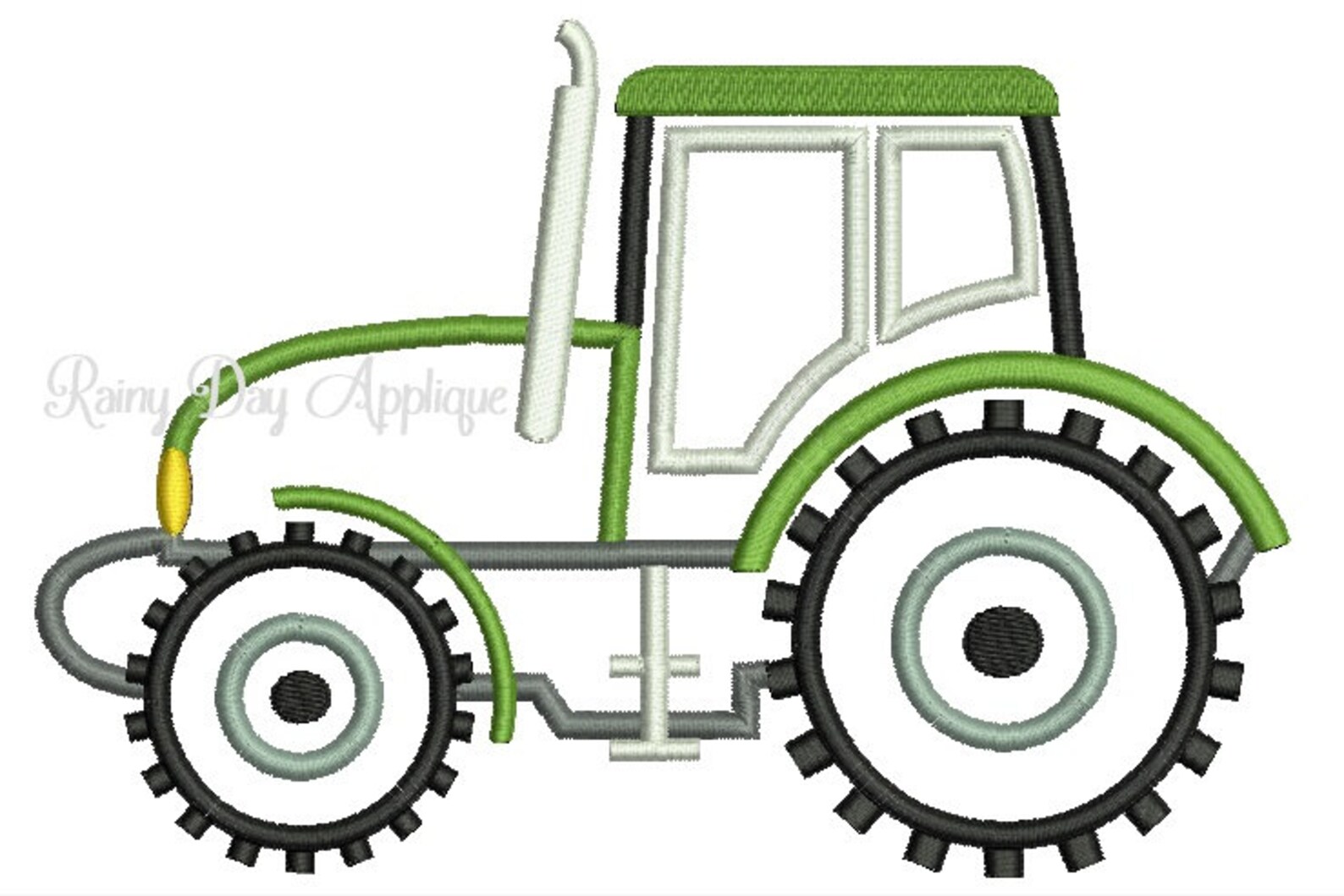 Tractor Applique Tractor Design Tractor Embroidery Cute | Etsy