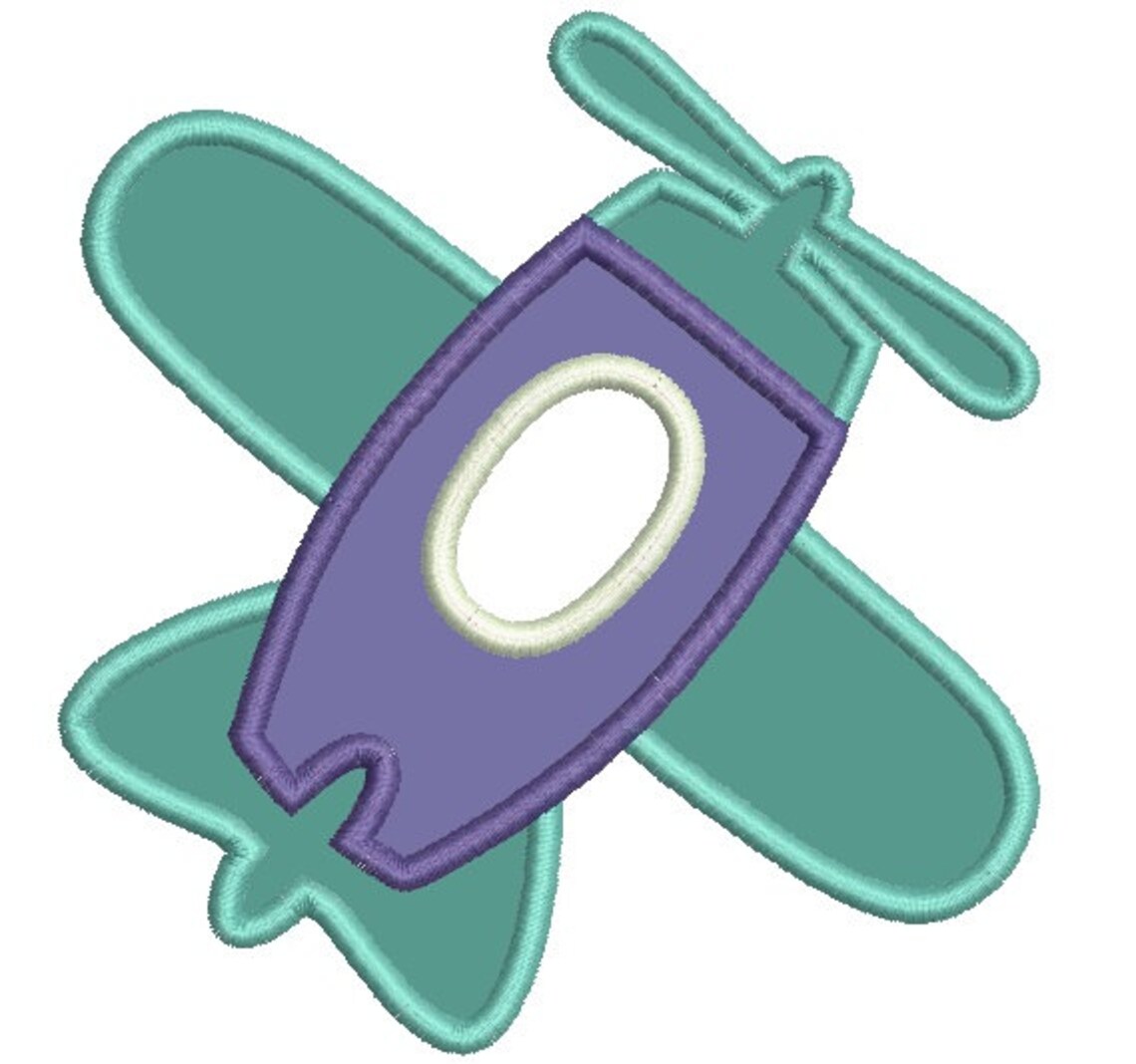 Airplane Applique, Airplane Design, Airplane Embroidery, Cute Airplane ...