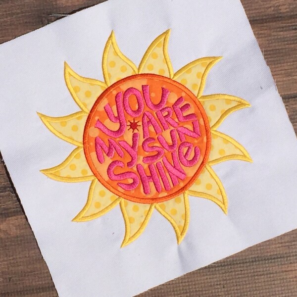 Sunshine Applique - Etsy