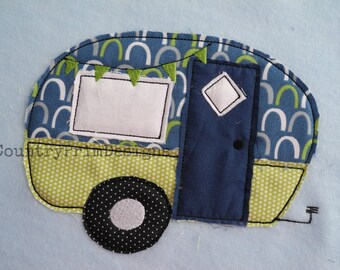 Camper Applique - Etsy
