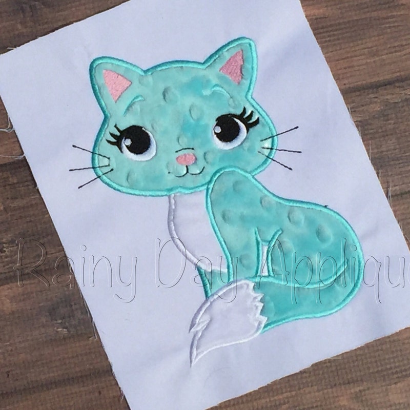 Cat Applique - Etsy
