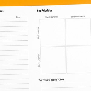 Master the Day Planner Page - Printable-digital - Etsy
