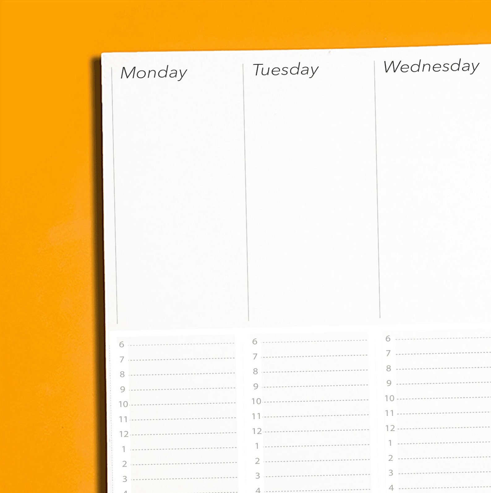 Minimalist Weekly Planner - Printable, Digital - Etsy