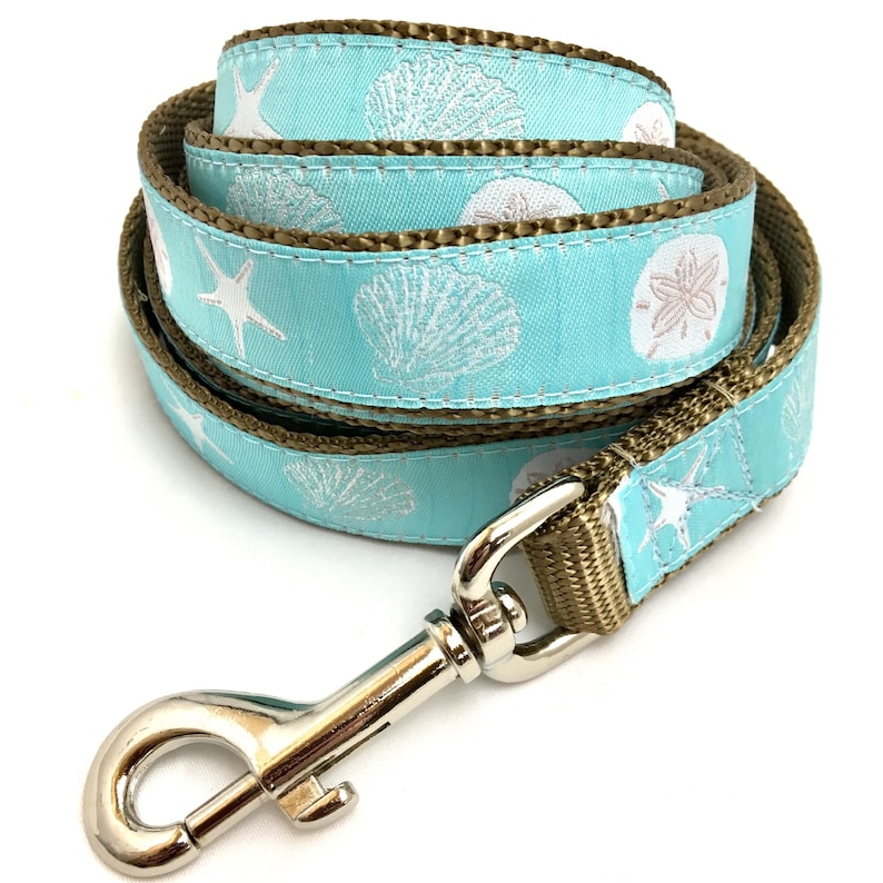 Summer Beach Dog Collar Harness or Leash With Personalized | Etsy