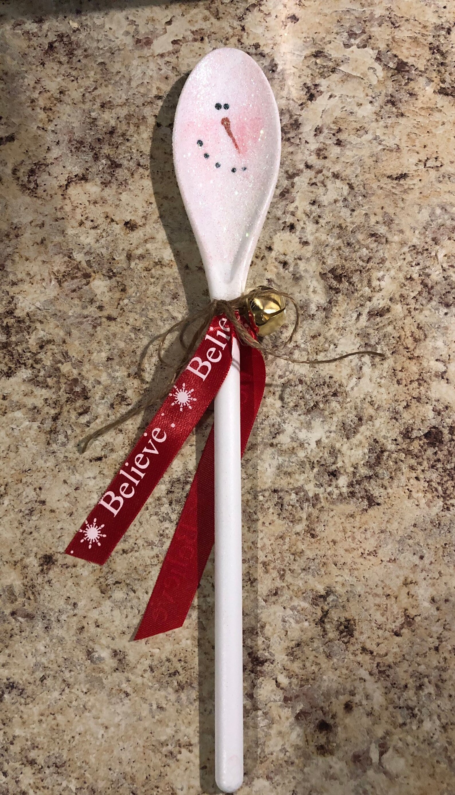 Snowman Spoon Ornament Christmas Spoon Ornament Winter - Etsy