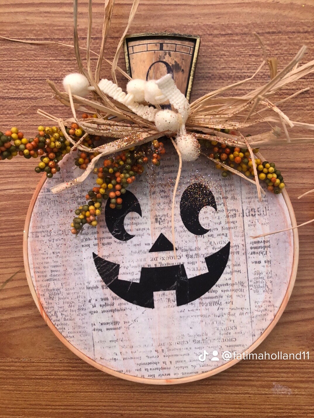 Set of 3 Pumpkin in Embroidery Hoop Fall Decor Pumpkin - Etsy