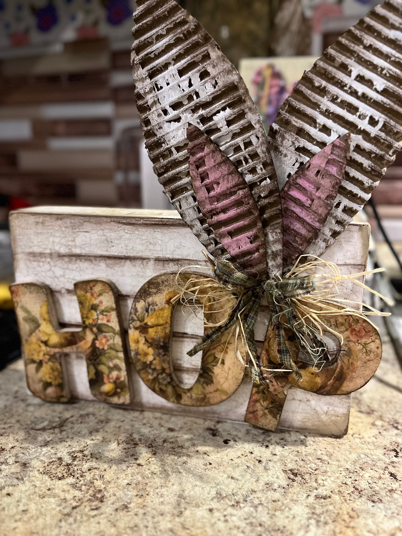 Easter Sign, Hop Bunny , Bunny Ears Sign - Etsy