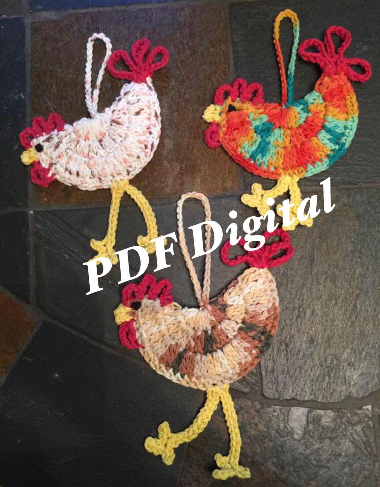 PDF Rooster Pattern Crochet Pattern | Etsy
