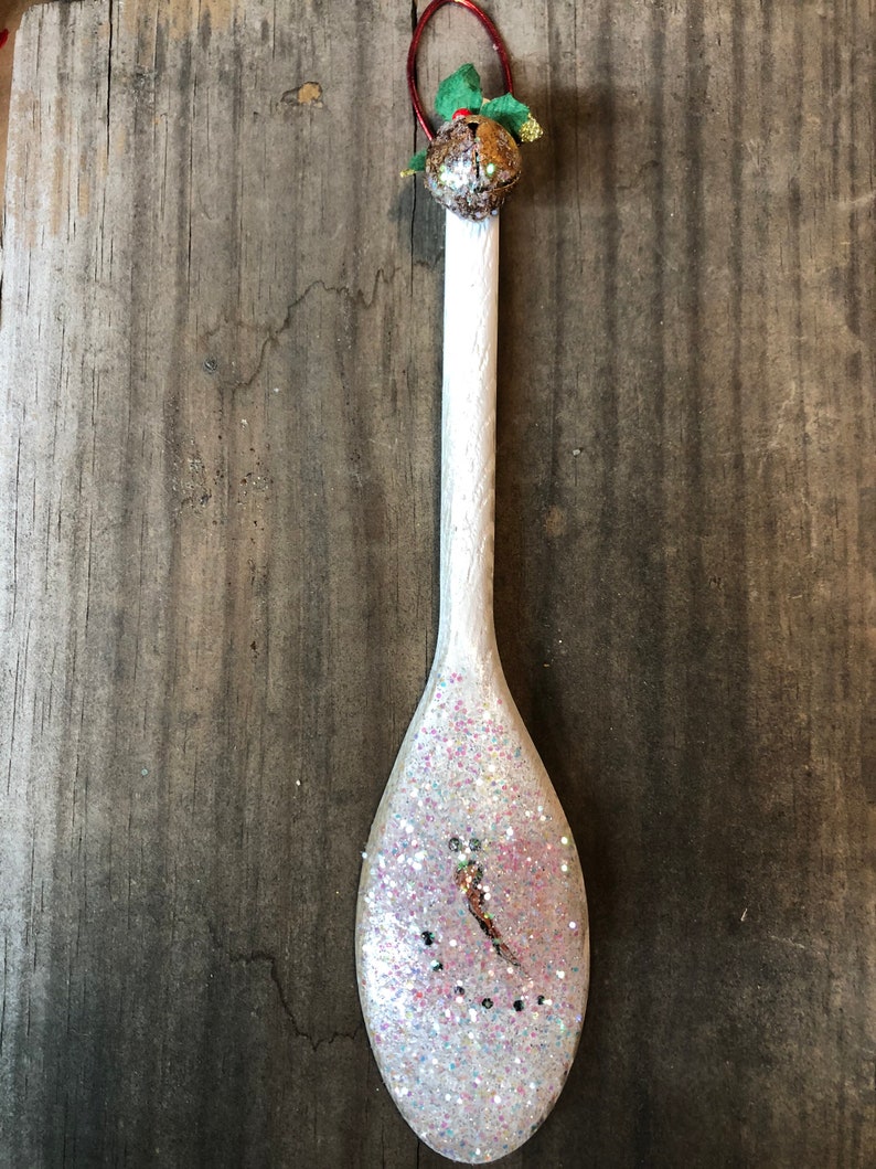Snowman Spoon Ornament Christmas Spoon Ornament Winter - Etsy