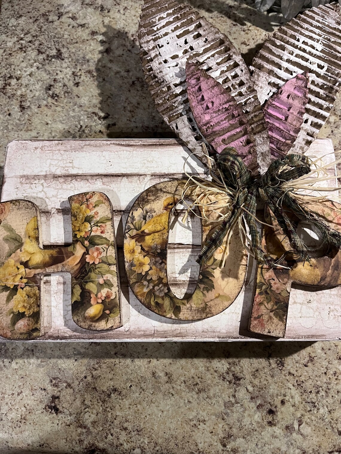 Easter Sign, Hop Bunny , Bunny Ears Sign - Etsy