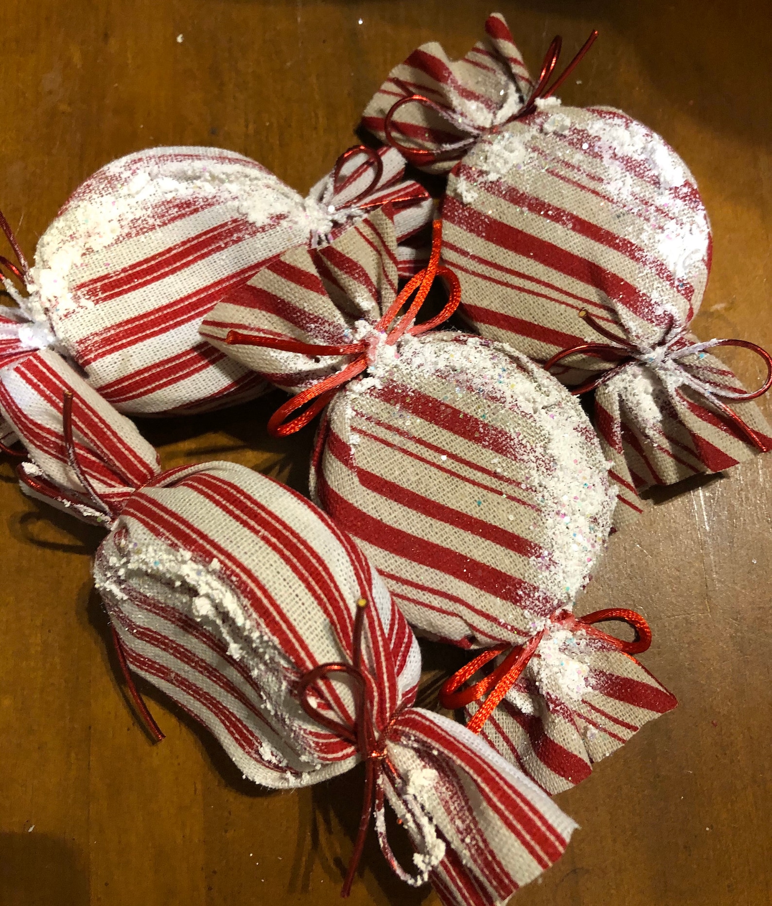 Peppermint Bowl Filler,peppermint Decor, Christmas Bowl Filler,holiday ...