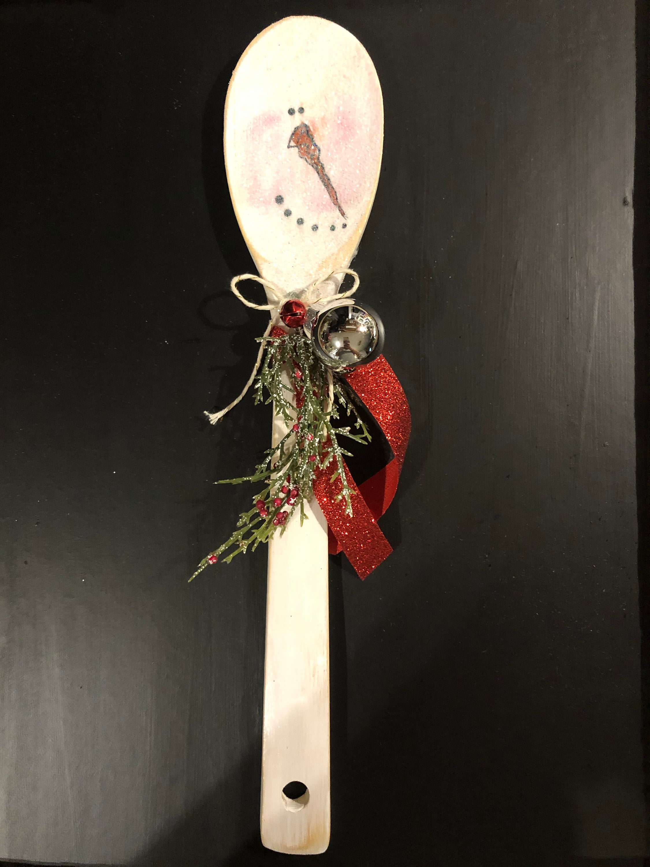 Snowman Wooden Spoon - Etsy