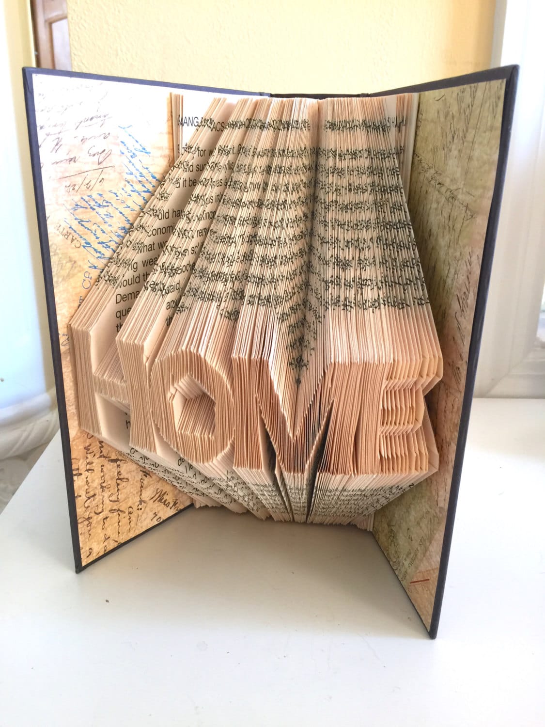 Folded Book Art - Home - Etsy