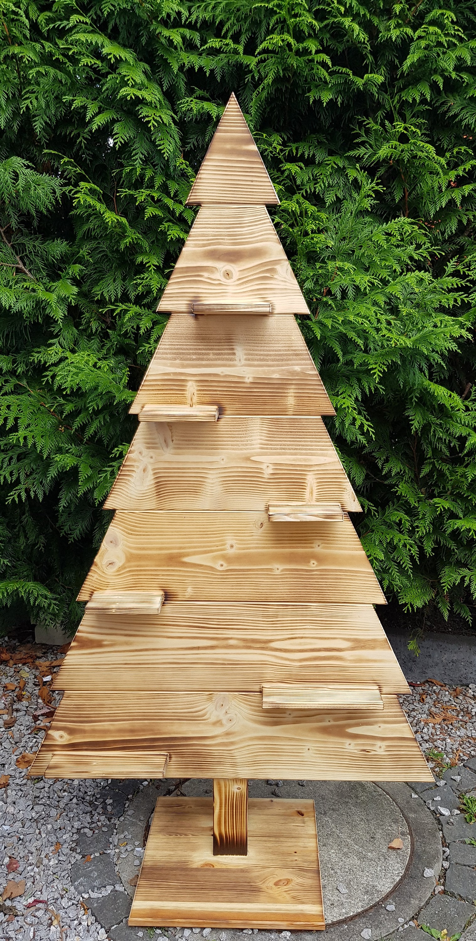 Holz Weihnachtsbaum 160cm Holzbaum Deko Objekt handgemacht | Etsy