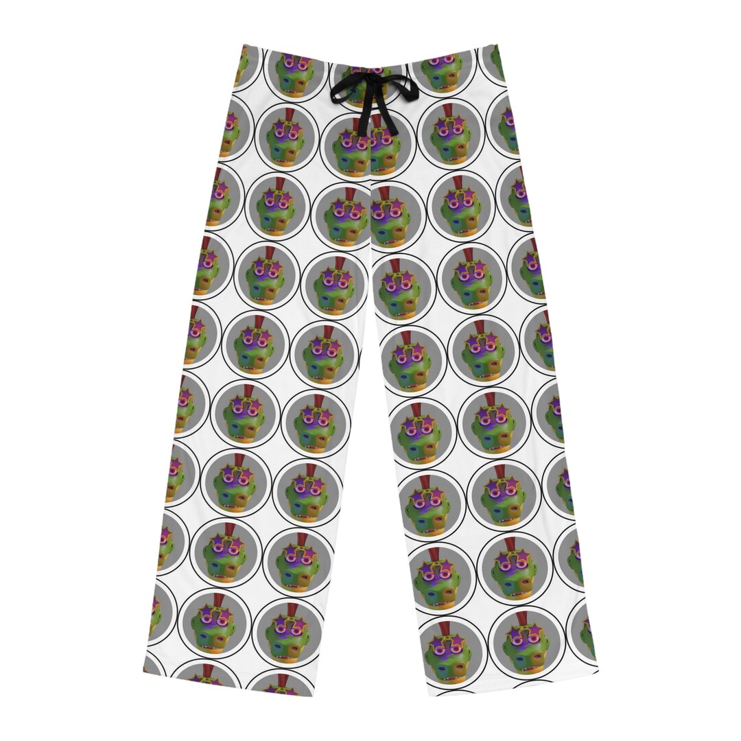 Monty the Gator Men's Pajama Pants AOP, Monty Animatronic Gator Pajama ...