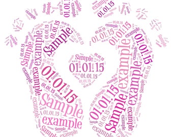 Baby word art | Etsy