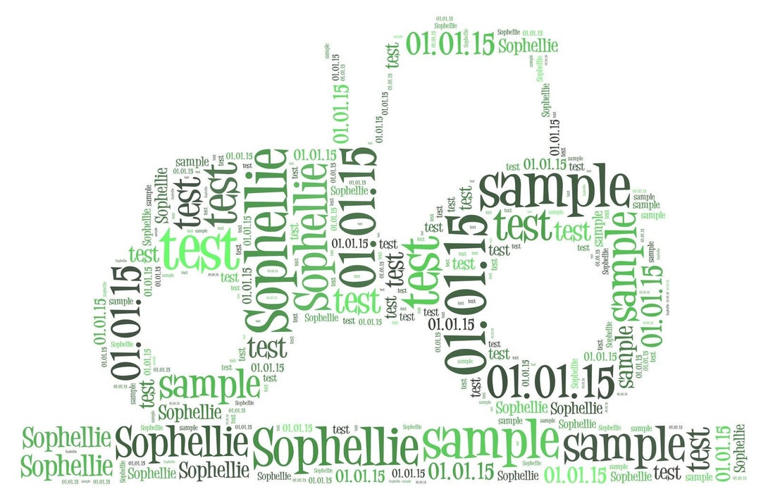 Tractor Word Art Personalised Gift. Free P&P - Etsy Australia