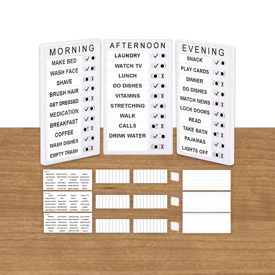 Checklist Board: Memory Loss Aid, Dementia & Alzheimer's Activities - Etsy