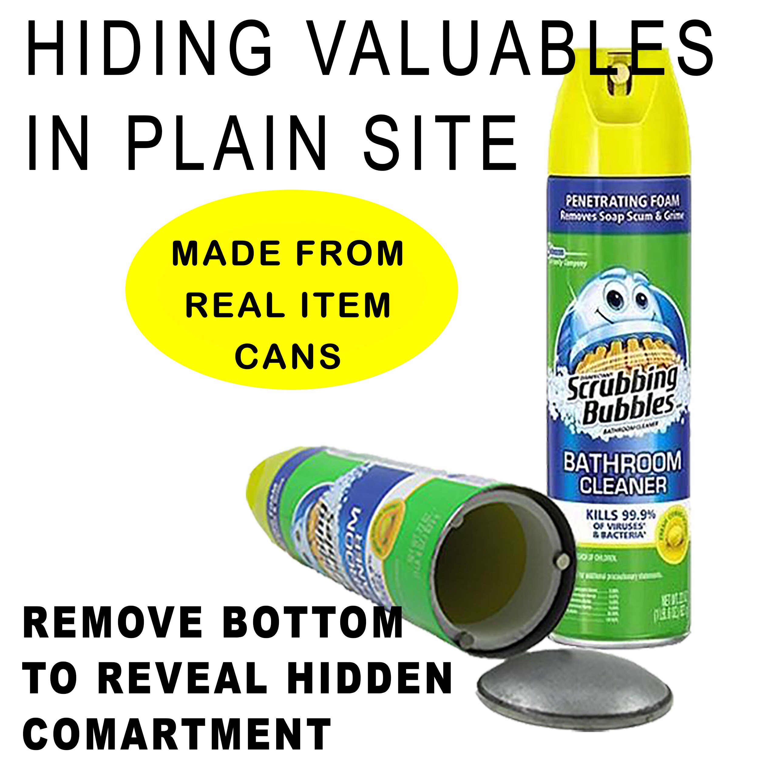 Scrubbing Bubbles Diversion Safe Large Secret Stash Can Hidden - Etsy