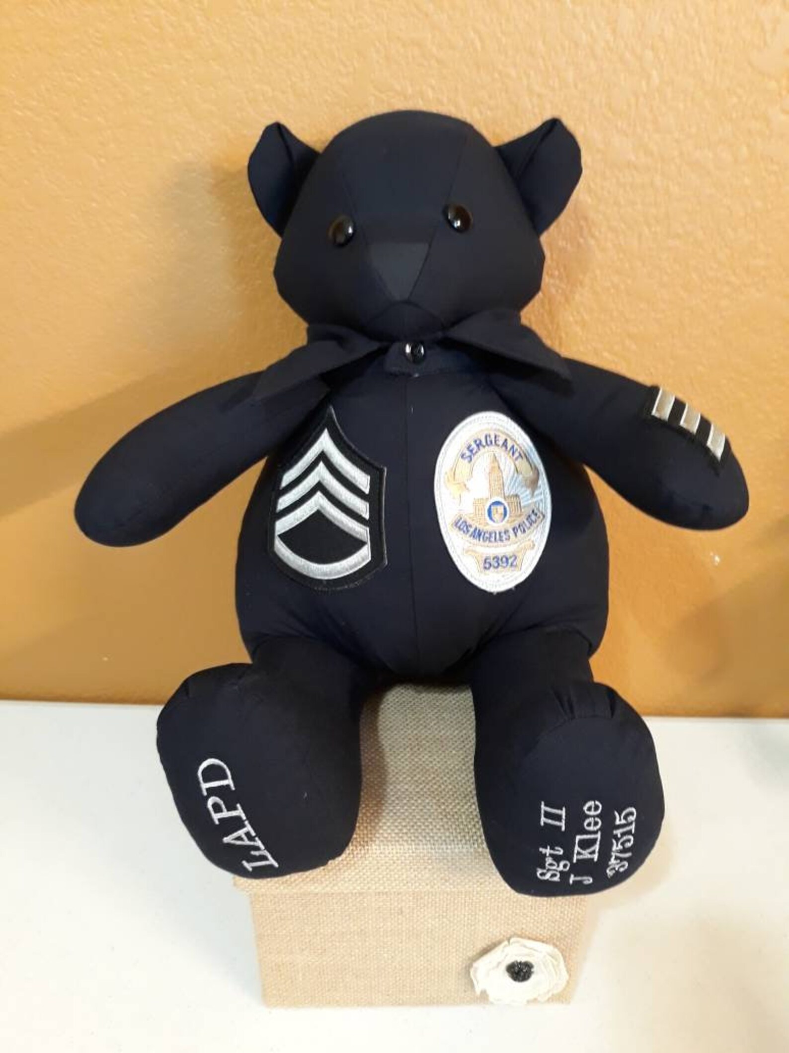 Memory Law Enforcement Bear Memory Memorial Bear Police | Etsy
