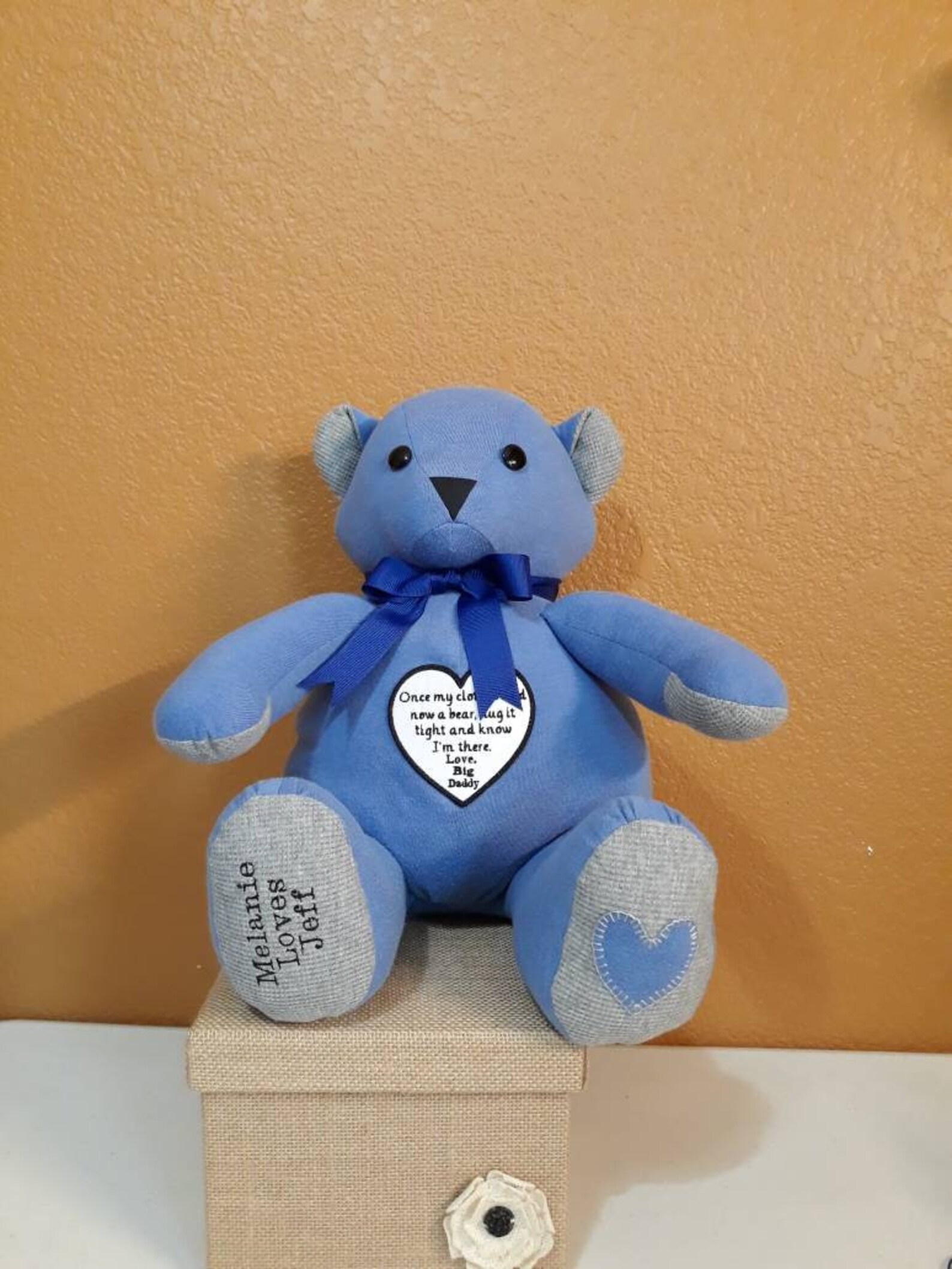 Embroidered Patches Memory Patches Memory Bear Patches | Etsy