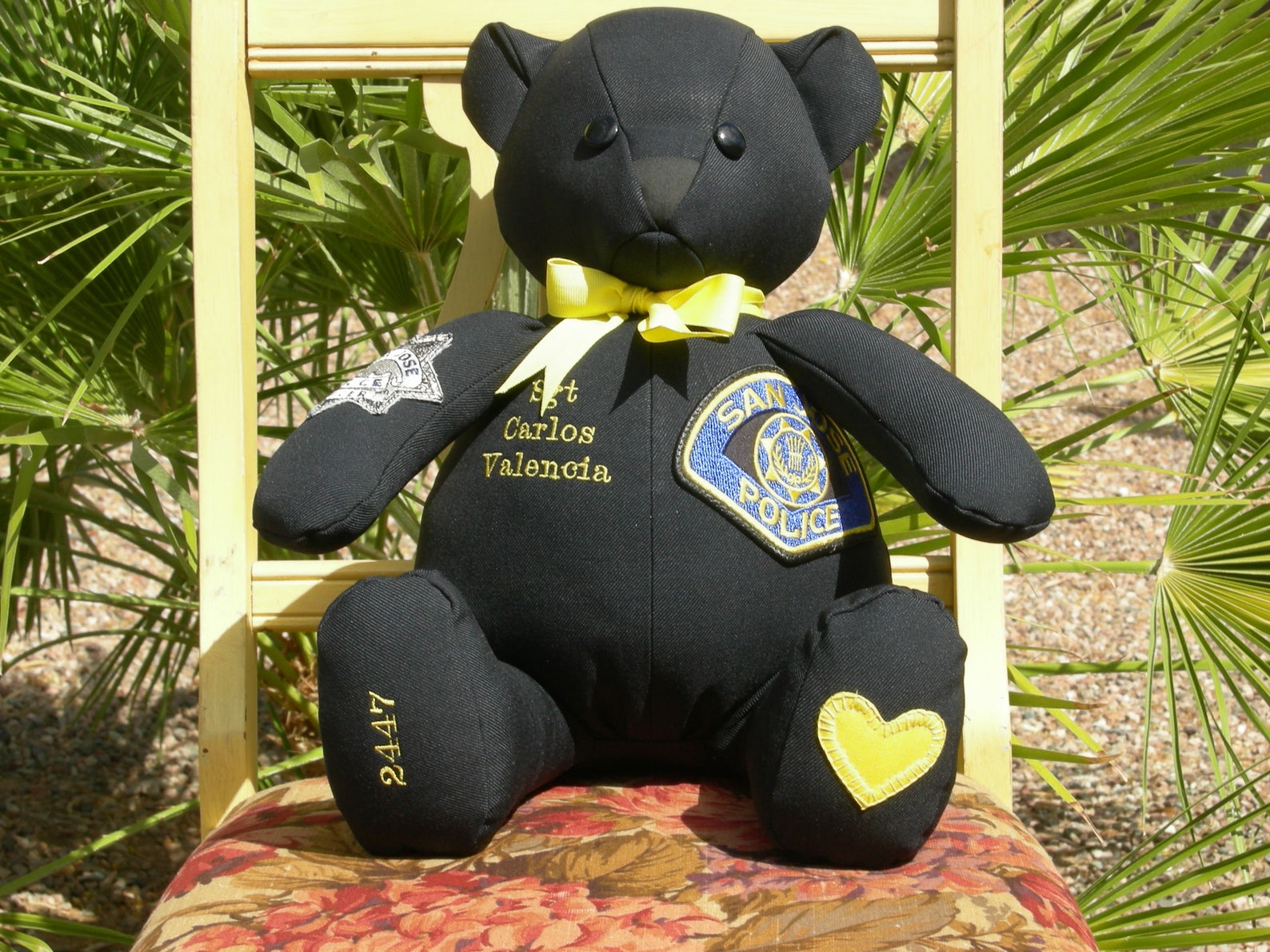 Memory Law Enforcement Bear Memory Memorial Bear Police | Etsy
