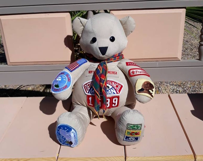 Boy Scout Memory Memorial Bears, Scouting Bears, Memory Bears ...