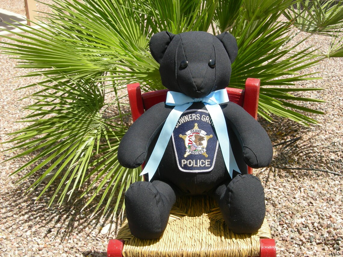 Memory Law Enforcement Bear Memory Memorial Bear Police | Etsy
