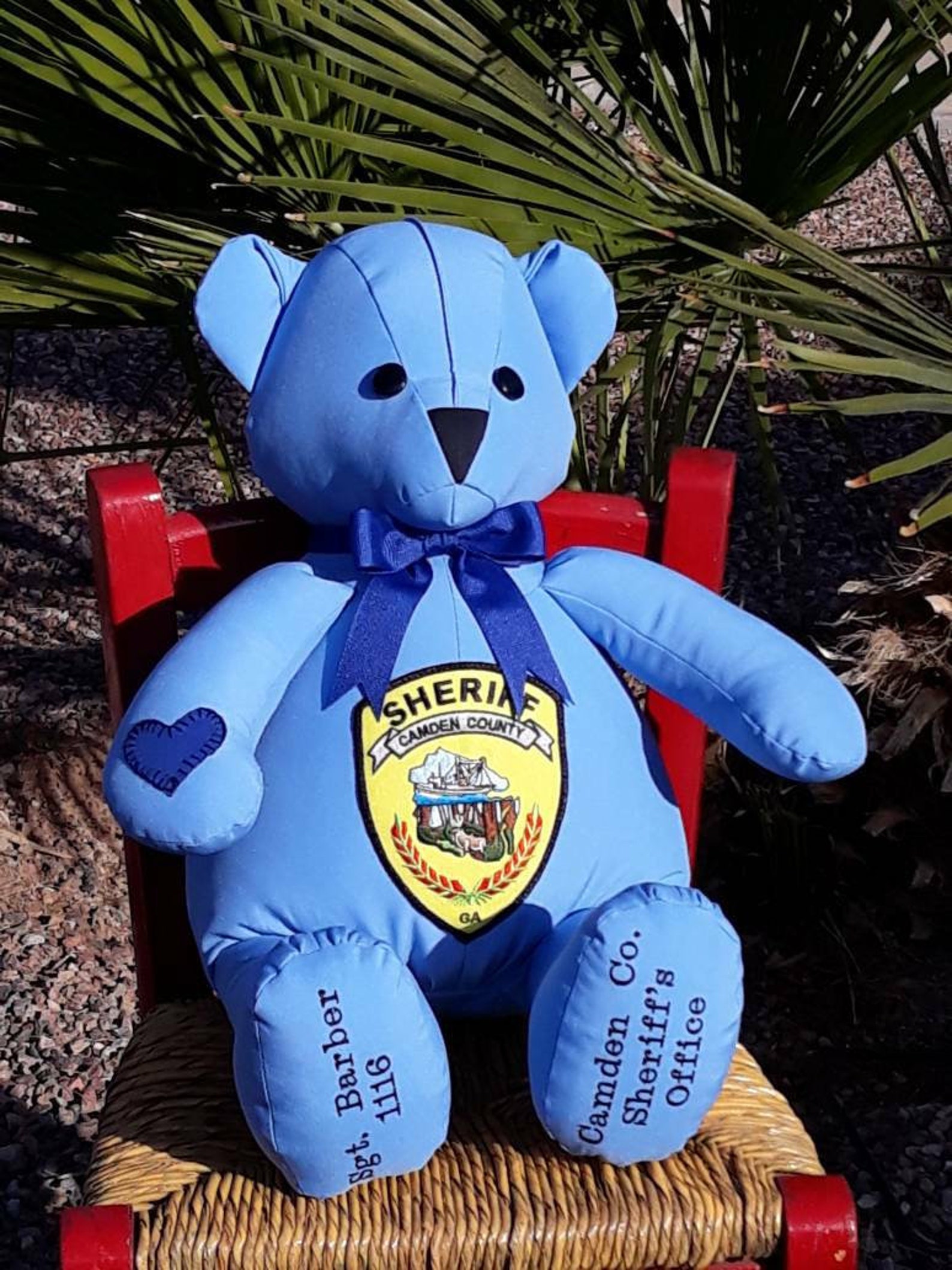 Memory Law Enforcement Bear Memory Memorial Bear Police | Etsy