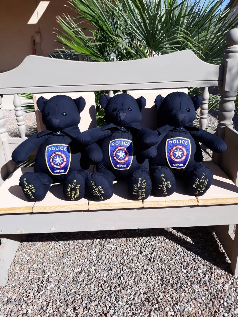 Memory Law Enforcement Bear Memory Memorial Bear Police | Etsy