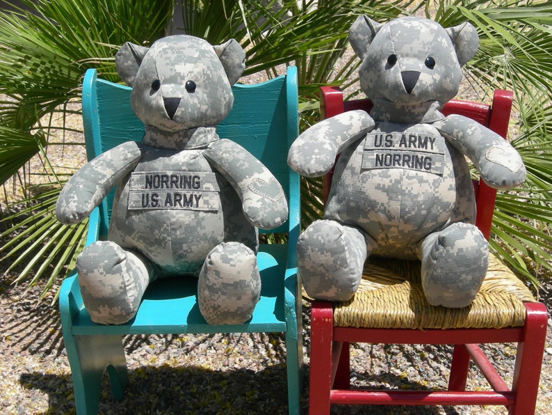 Military Memorial Memory Animals Retirement Bears Deployment - Etsy