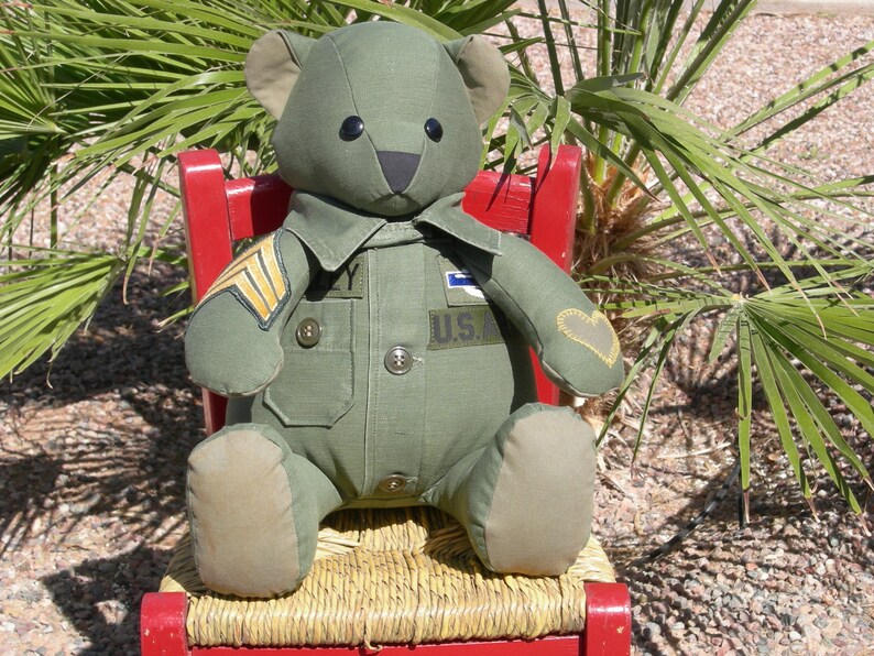 Military Memorial Memory Animals Retirement Bears Deployment - Etsy