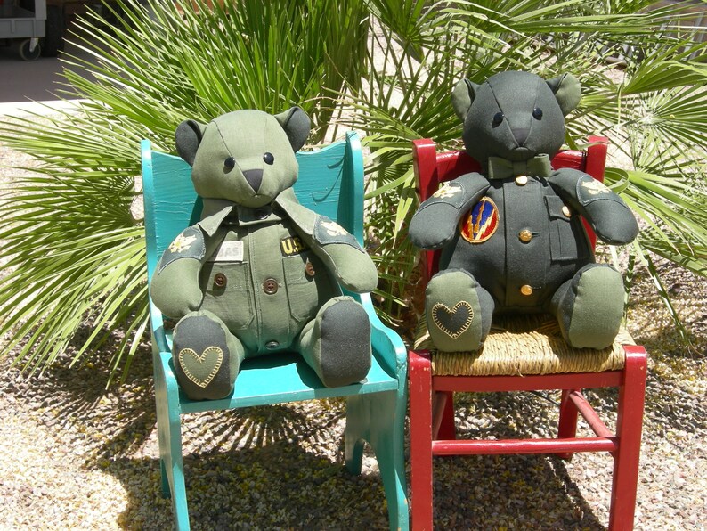 Military Memorial Memory Animals Retirement Bears Deployment - Etsy