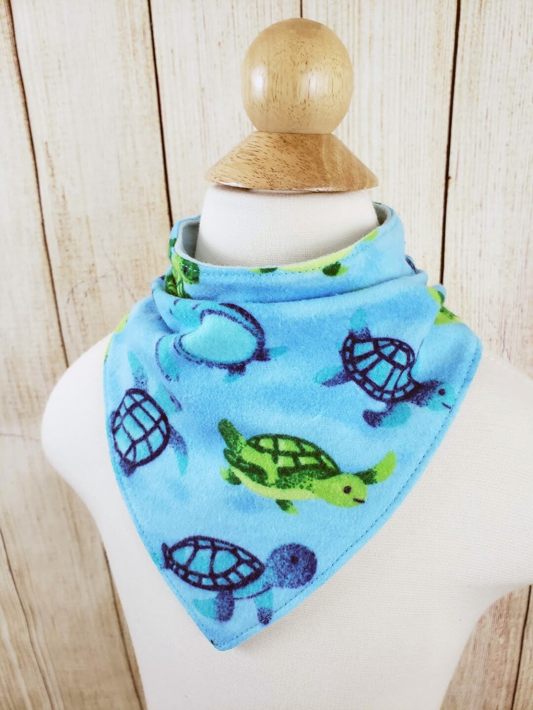 Turtle Bandana Bib - Etsy