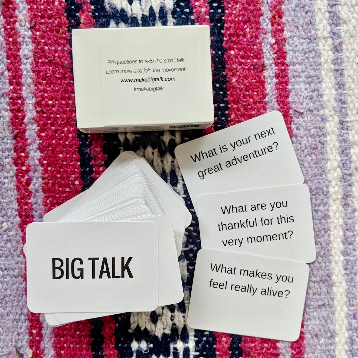Big Talk Question Card Game - Etsy