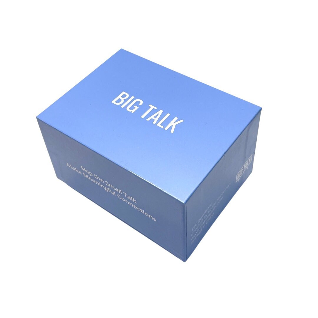 BIG TALK Question Card Game - Second Version - Skip the Small Talk ...